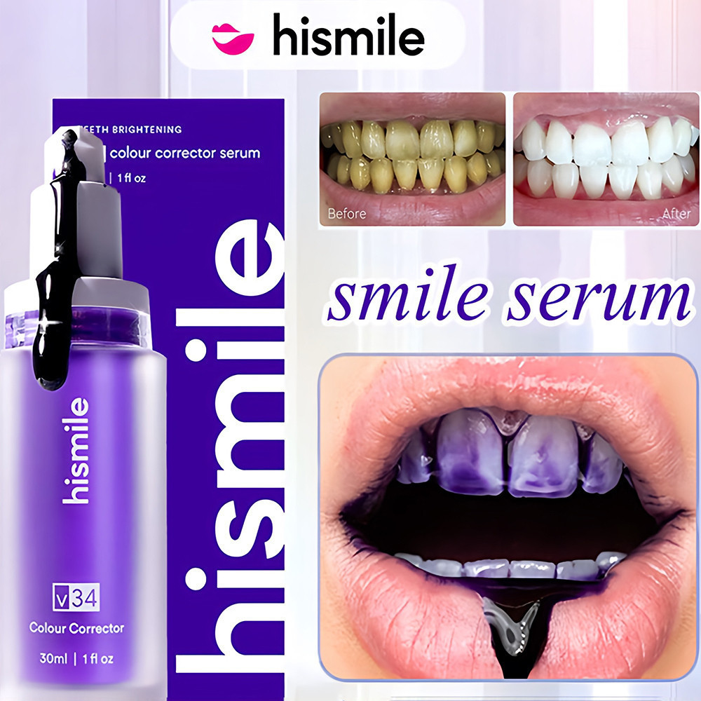 【TIK TOK七老板推荐Perak Shipments】HISMILE V34 Teeth Whitening Essence My ...