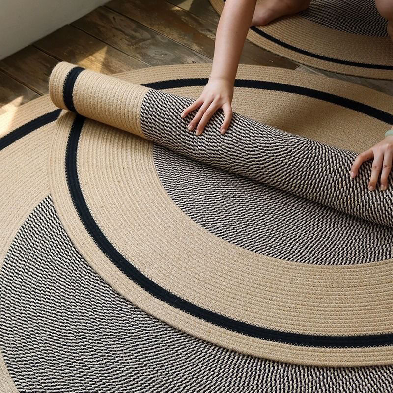 Nordic Handmade Cotton Rope Woven Bedroom/Living Room Carpet Household ...