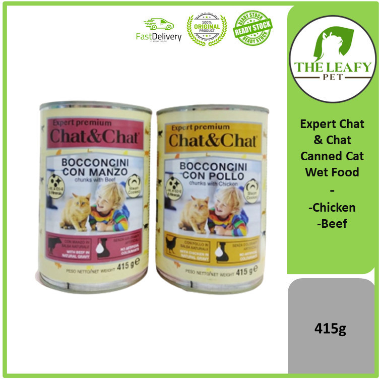 Expert Chat & Chat Canned Cat Wet Food - 415g | Shopee Malaysia