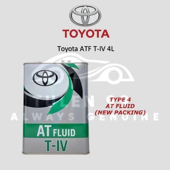 (NEW PACKING) Toyota 08886-81400 ATF Type 4 / T-IV Transmission Fluids ...