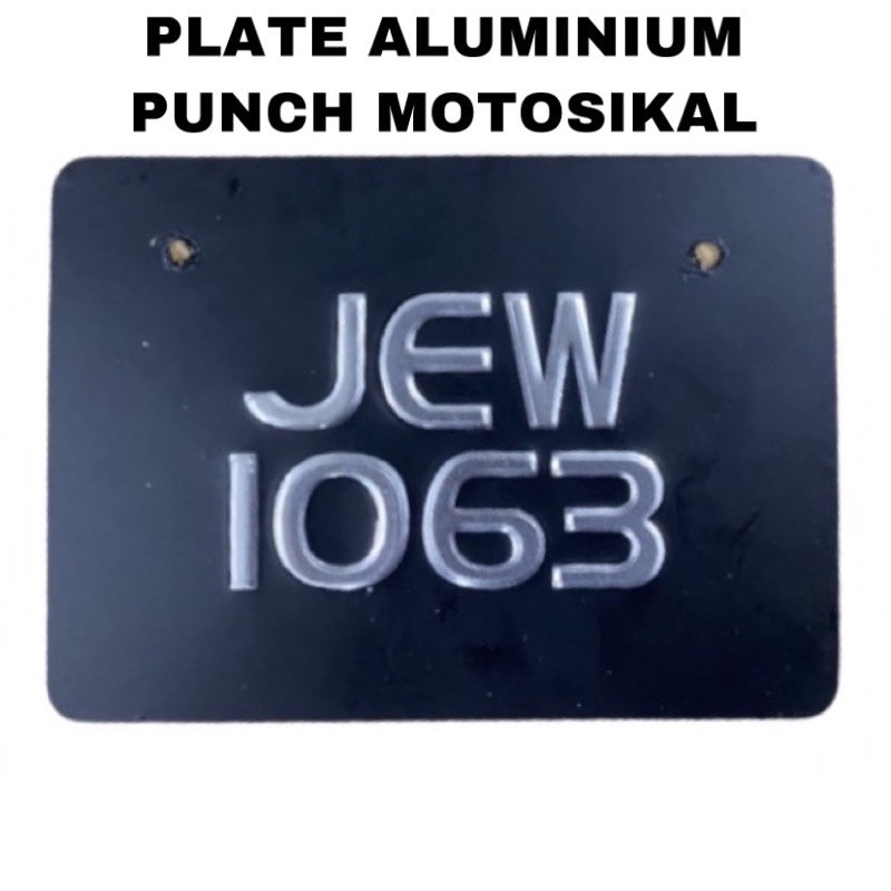 Plate besi punch nombor standard 2 inci | Shopee Malaysia