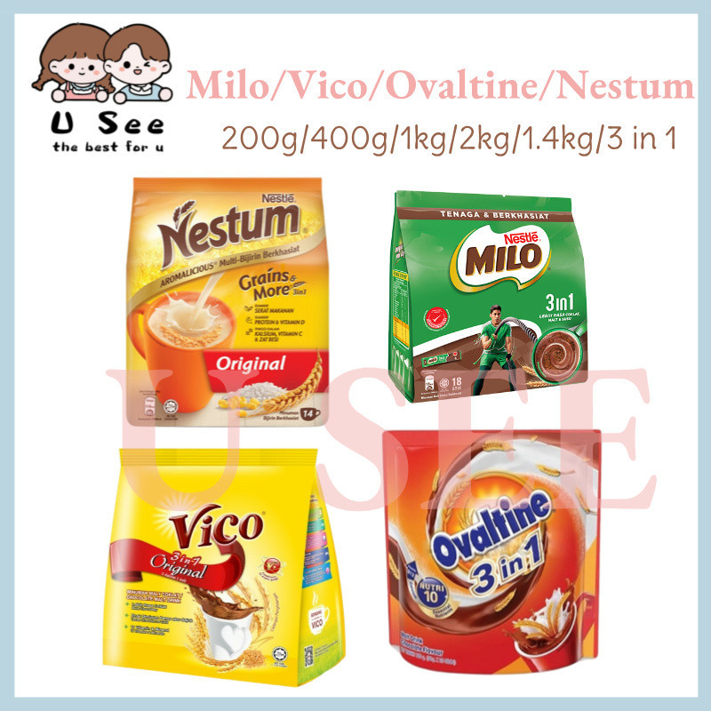 (NEW STORE OFFER) Nestle MILO Activ-Go Chocolate Malt Powder/VICO ...
