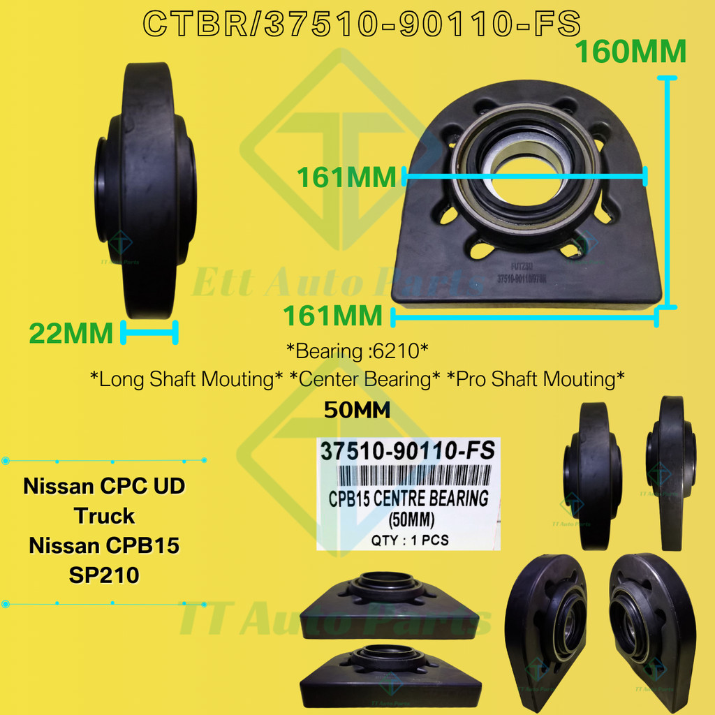 Nissan CPB15/ SP210/ Nissan CPC UD Truck Center Bearing; Long Shaft ...