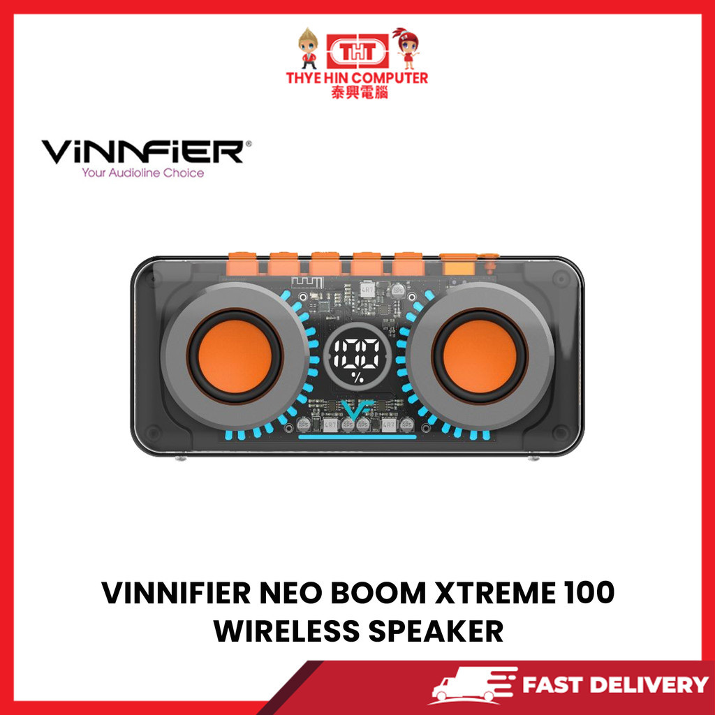 VINNIFIER NEO BOOM XTREME 100 HIFI AUDIO WIRELESS SPEAKER | Shopee Malaysia