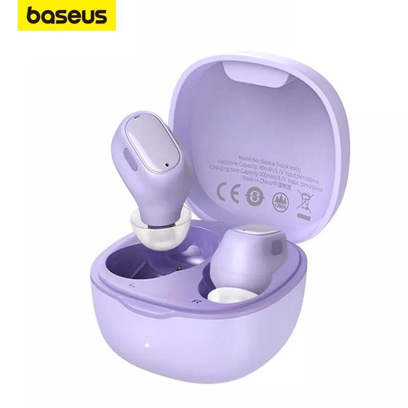 Baseus WM01 TWS Bluetooth Earphones Stereo Wireless 5.3 Bluetooth ...