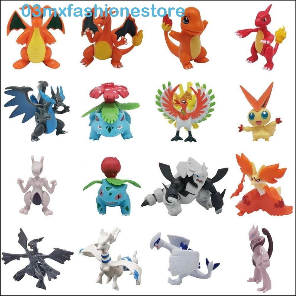 MXFASHIONE Pokemones Charmeleon Charizard Anime Ivysaur 6-8cm Ornaments ...