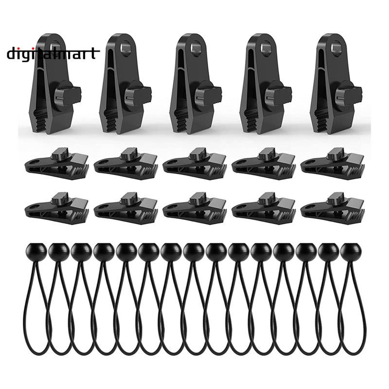 1Set Tarp Clips Clamp Heavy Duty Lock Grip for Tarp,Pool Cover,RV ...