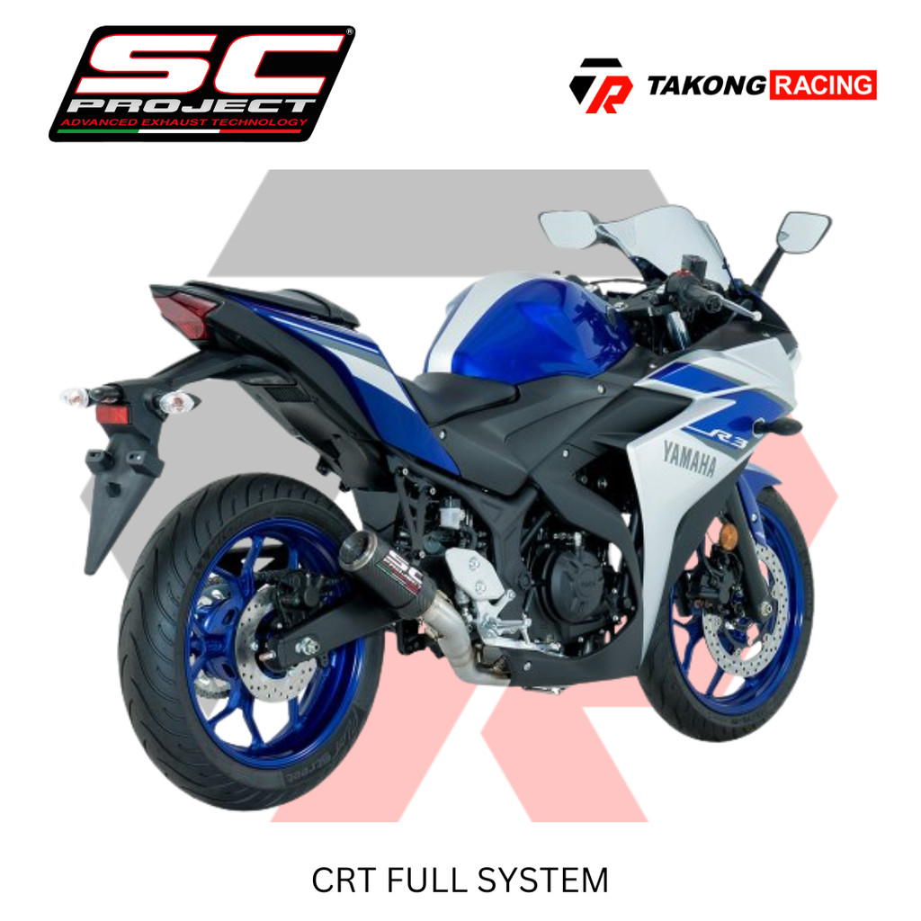 SC Project CRT Full System Exhaust - R25 V1 / V2 | Shopee Malaysia