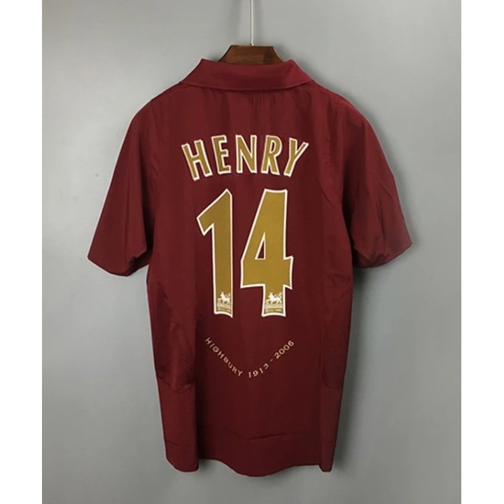 2005-2006 Arsenal Home FOOTBALL JERSEY 2005-06 RETRO JERSEY ARSENAL ...