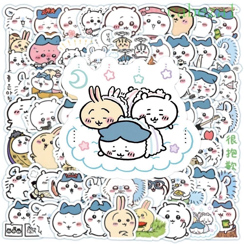 CABEZA 100PCS Chiikawa Stickers, Momonga Meme Scrapbook Sticker, Album ...