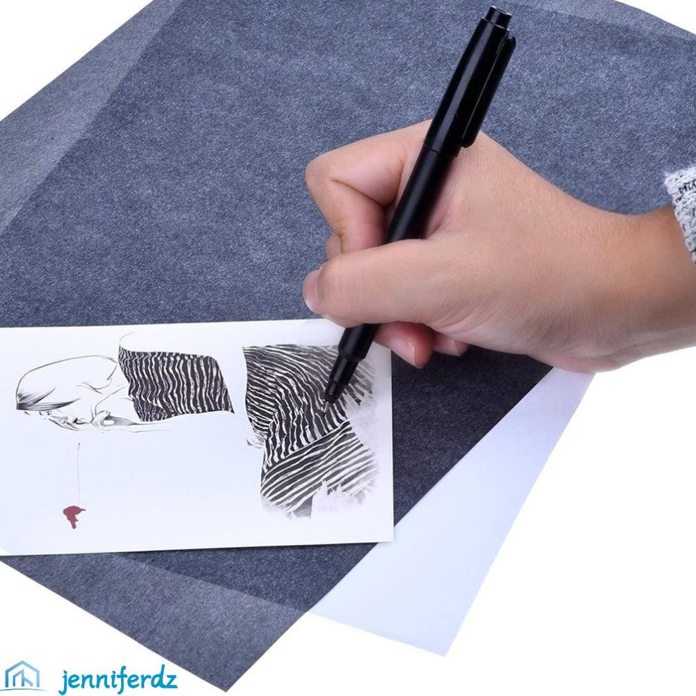 JENNIFERDZ Carbonless Copy Paper, One-side Drawing Tracing Paper Carbon ...