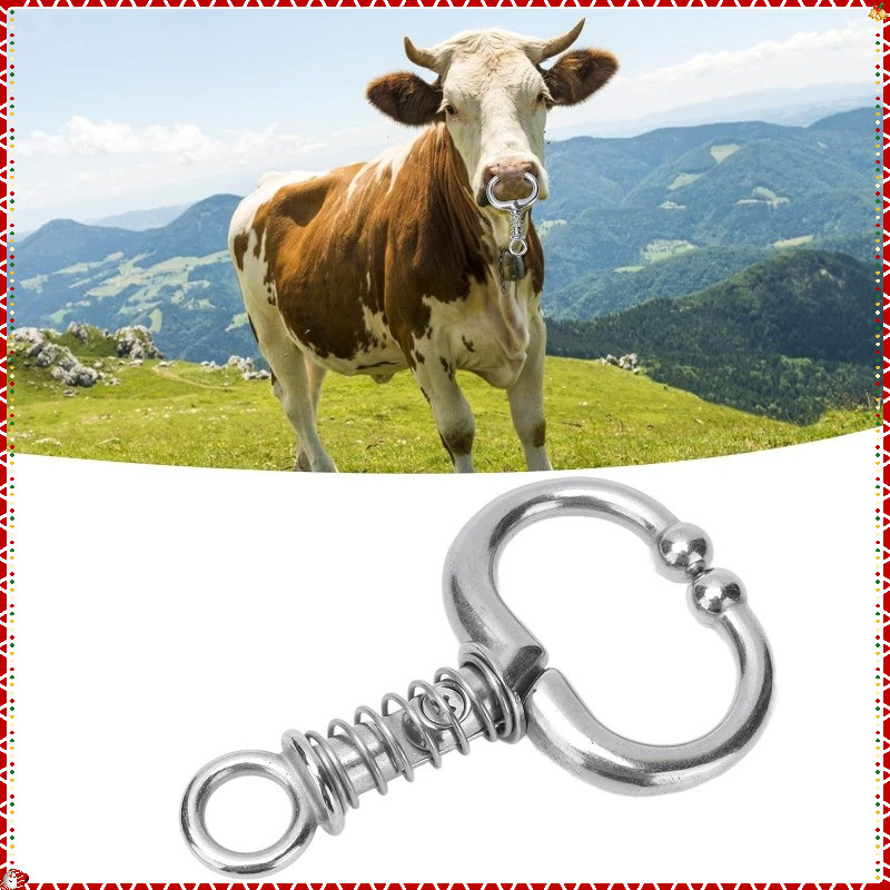 Farm Livestock Supplies Cattle Nose Clamp, Lightweight Durable Safe ...