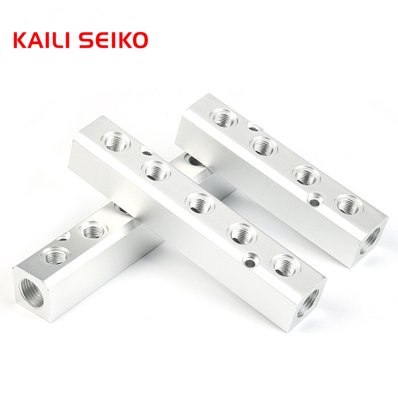 Aluminium Splitter 2 3 4 5 6 7 8 9 10 way Air Gas Distributor Thread ...