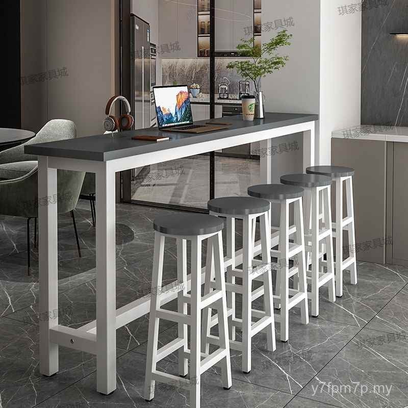 Meja bar, balkoni rumah, ruang tamu, meja panjang, kedai teh susu, meja ...