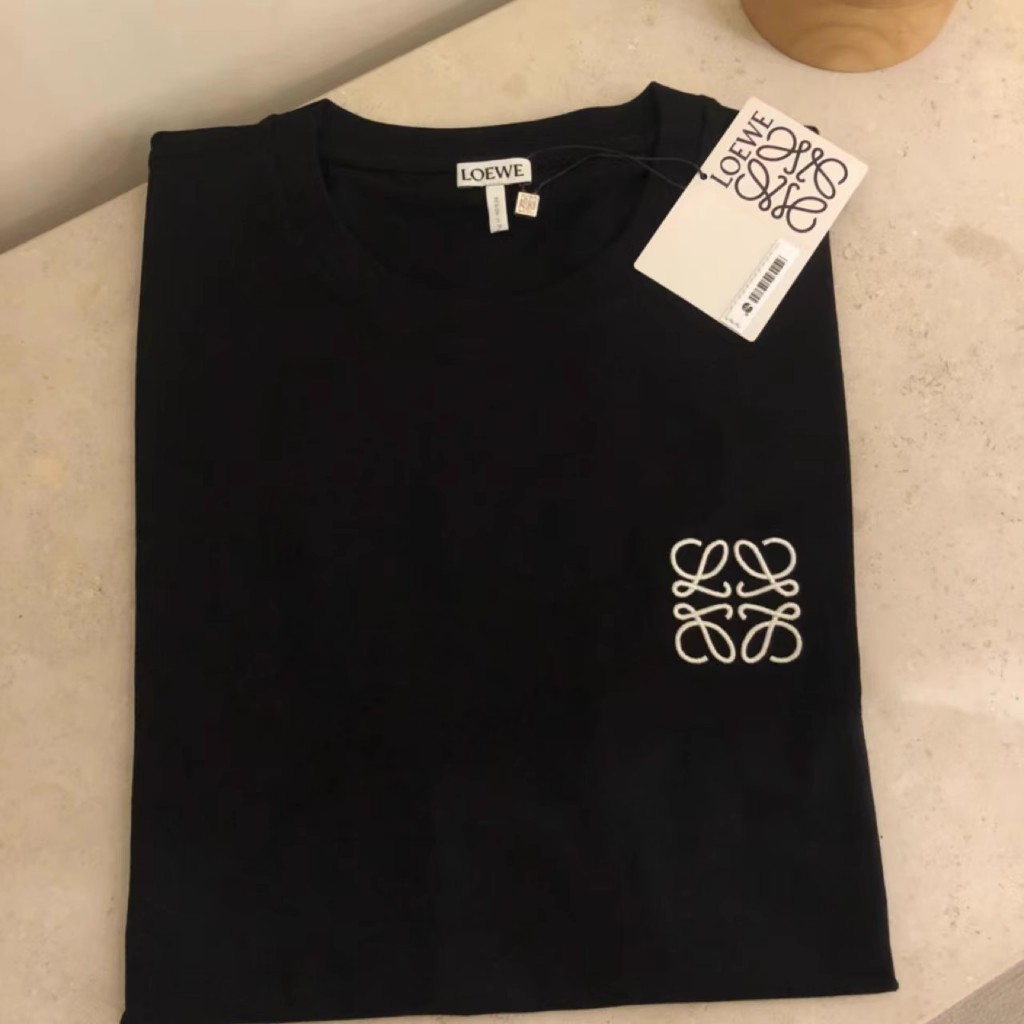 LOEWS T-shirt new logo classic round neck short sleeved men and women ...