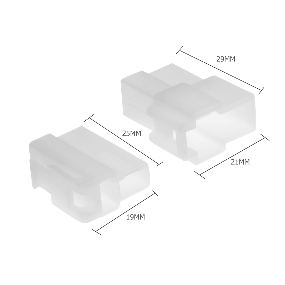 T-Type 2 Pin DC Power Connector Plug Male Female Wiring Adapter Kit For ...