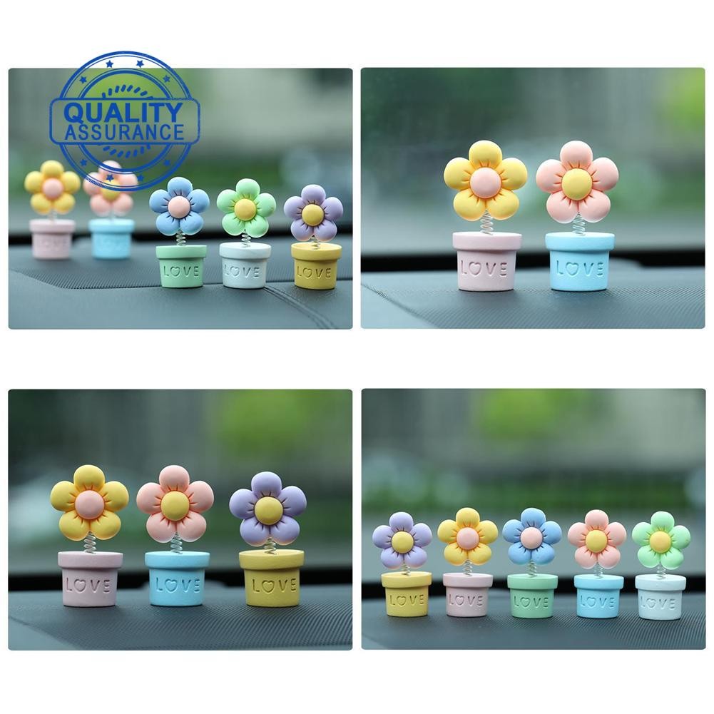 Head Shaking Dancing Flower Car Dashboard Decoration Decoration Cute ...