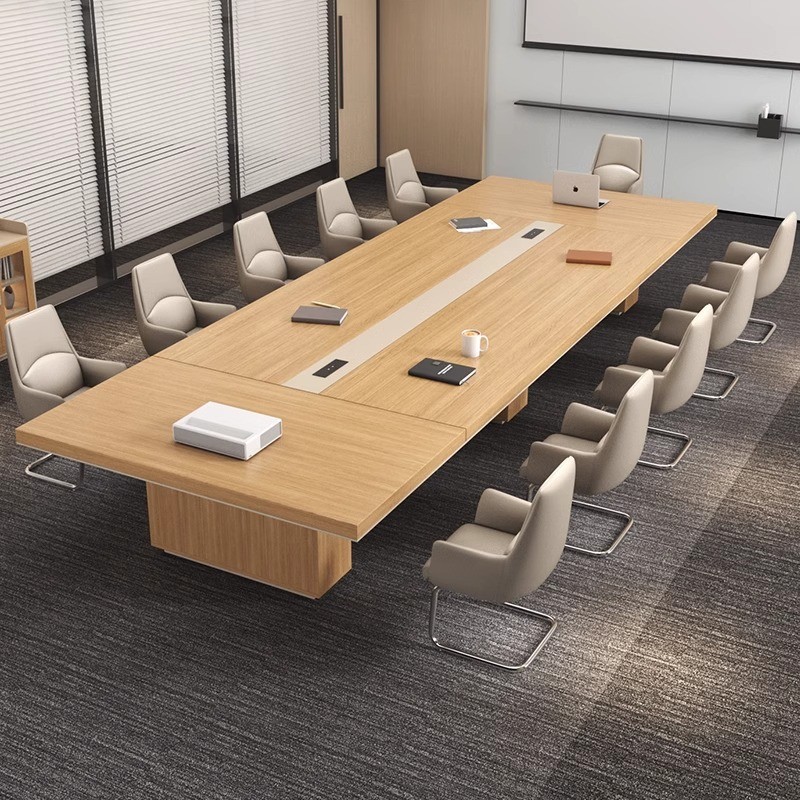 【FYS】Conference Table Long Table Simple Modern Large Office Conference ...