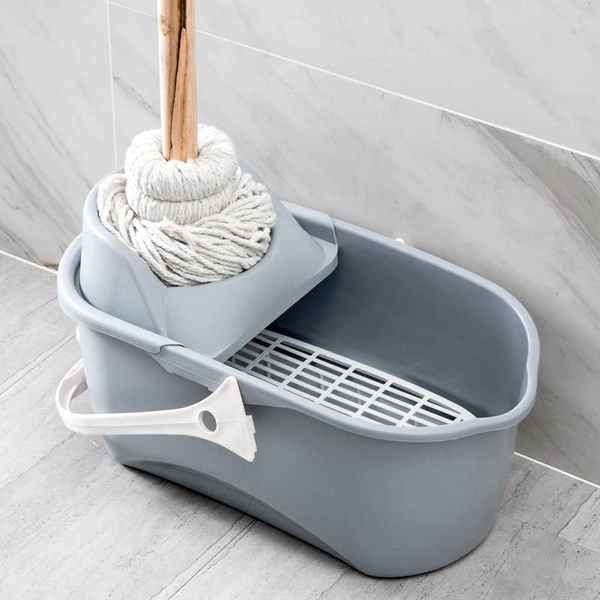 mop lantai mop lantai viral Portable Thickened Mop Bucket Water Storage ...