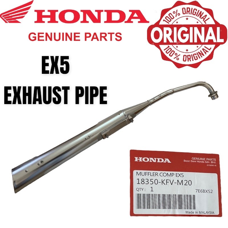 HONDA EX5 100% ORIGINAL EX5 HP / EX5 DREAM EXHAUST PIPE MUFFLER COMP ...