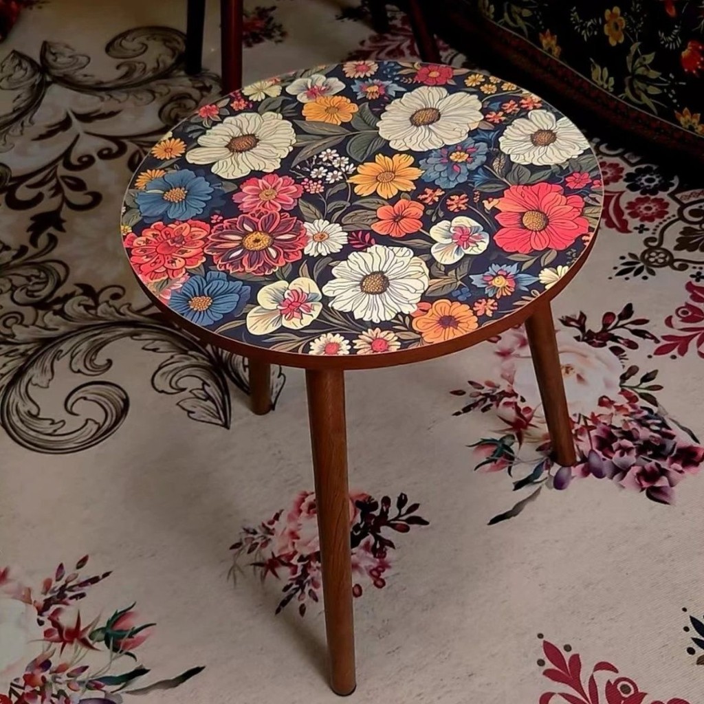 Small Small Flower Table Small Table Mandala Table Small Flower Table ...