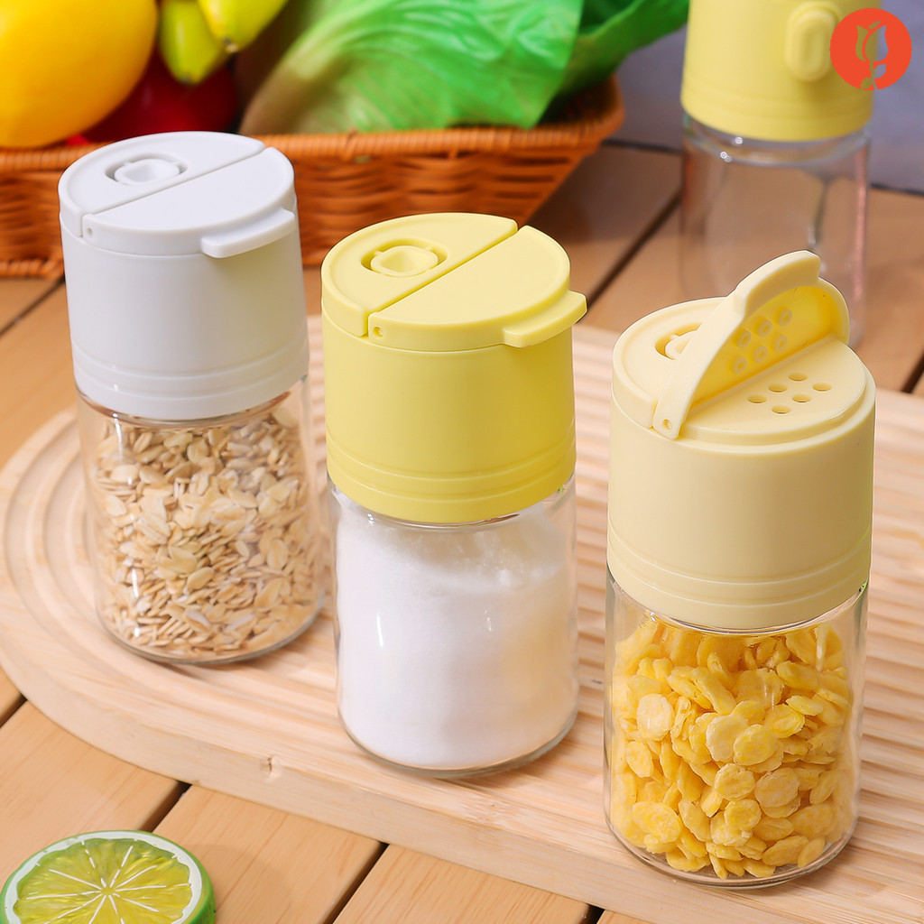Salt and Pepper Shakers Precise Quantitative Push Type Measuring ...