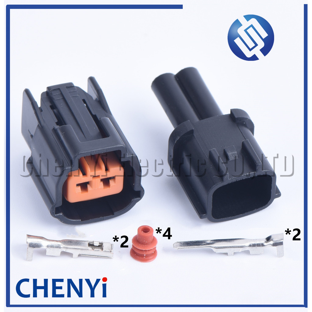 2 Pin 2.2mm auto ballast connector electrical plug housing male or ...