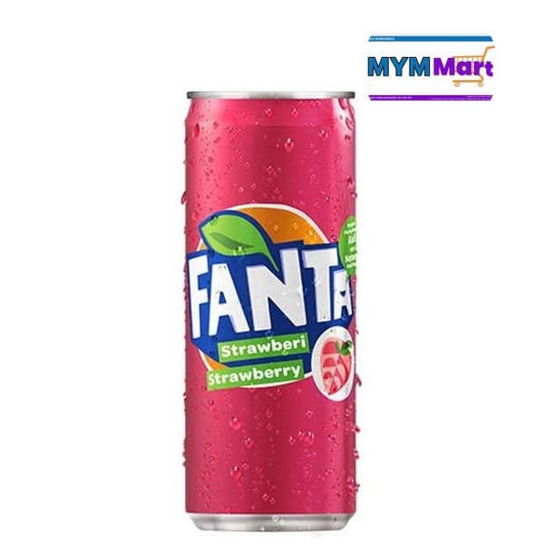 Fanta Strawberry Flavour Soda 320ml | Shopee Malaysia