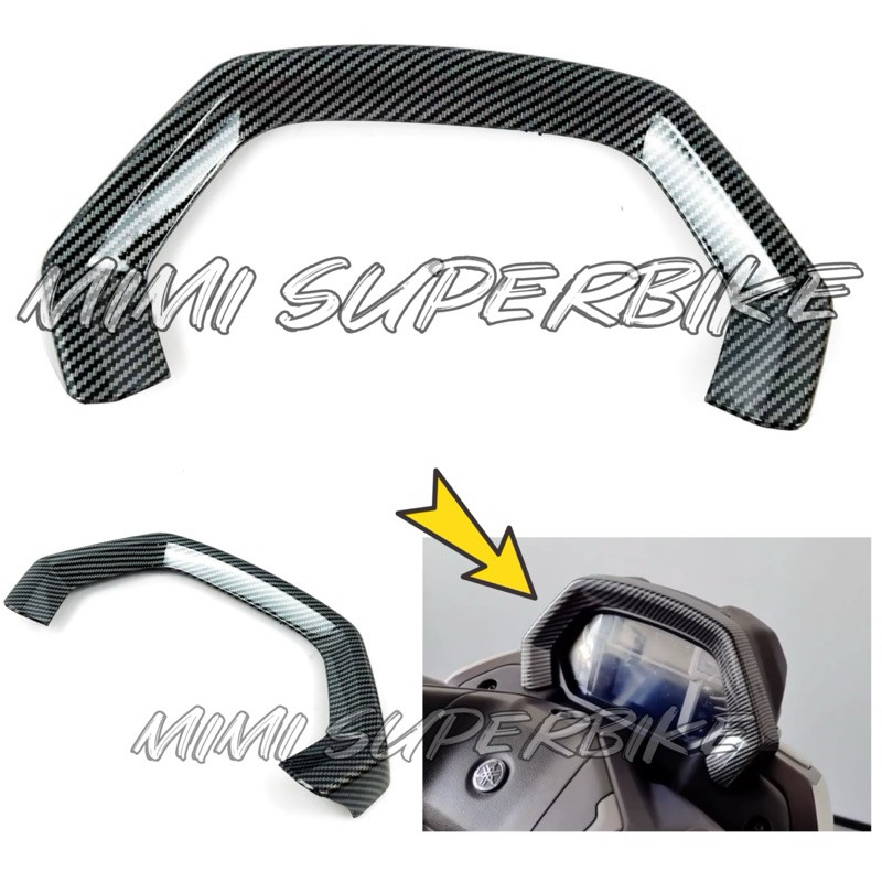 YAMAHA NMAX155 V3 NEW 2025 METER FRAME COVER CARBON CELUP ACCESSORIES ...