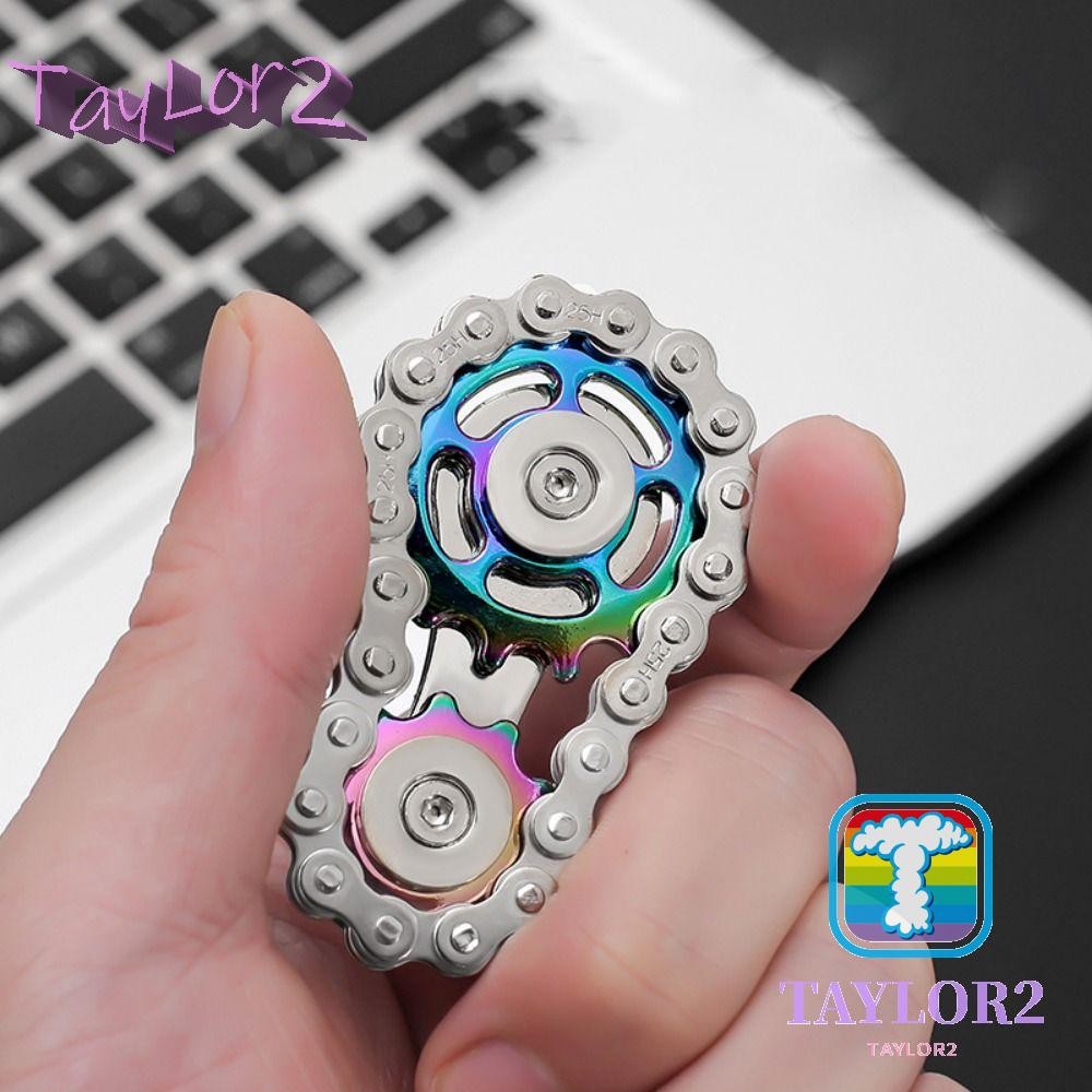 ATAYLOR Hand Spinner Chain Gear, Fingertip Sprocket Chains Gear Fidget ...