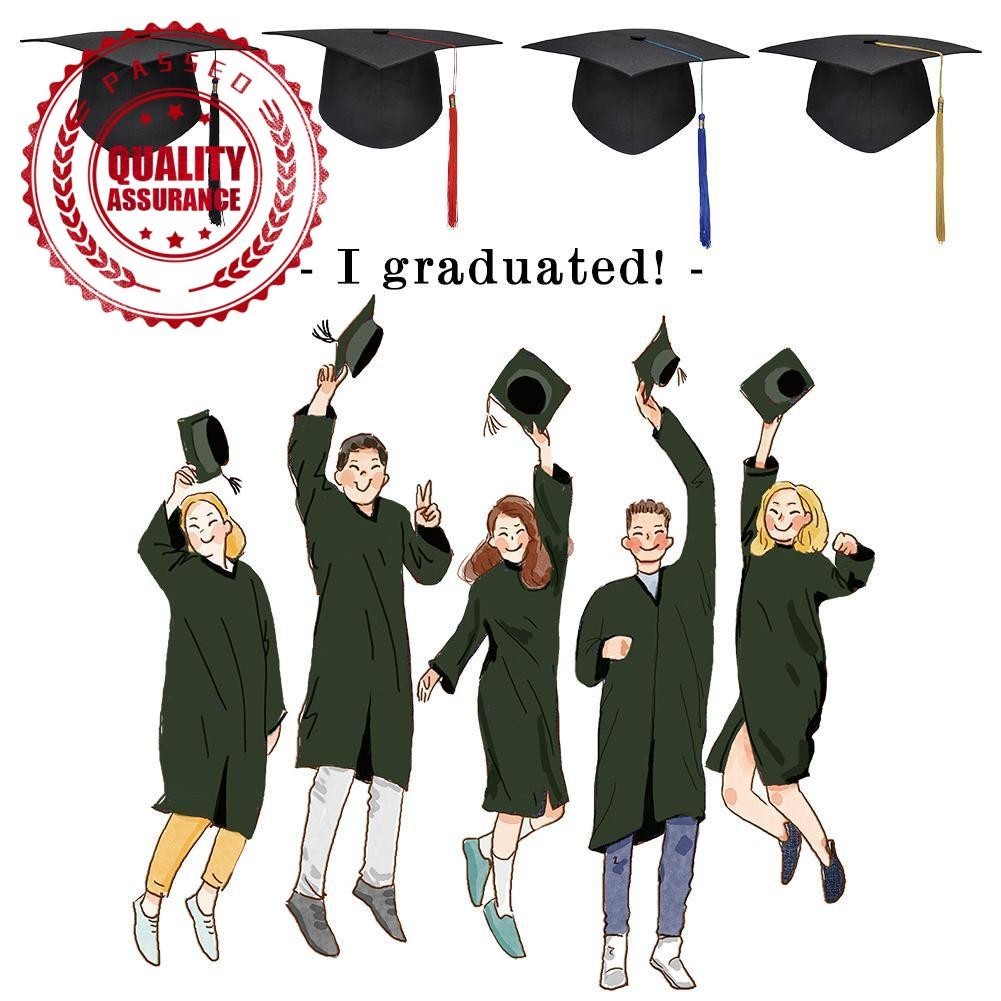 Unisex Adult Graduation Cap Hat With Tassel For College & High School ...