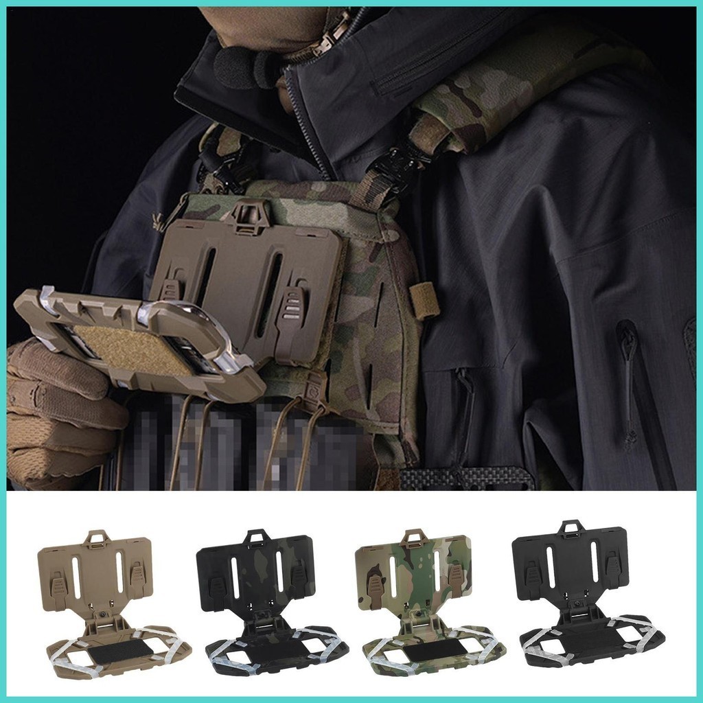 Outdoor Tactical Vest Cell Phone Holder Universal Chest Board Carrier ...