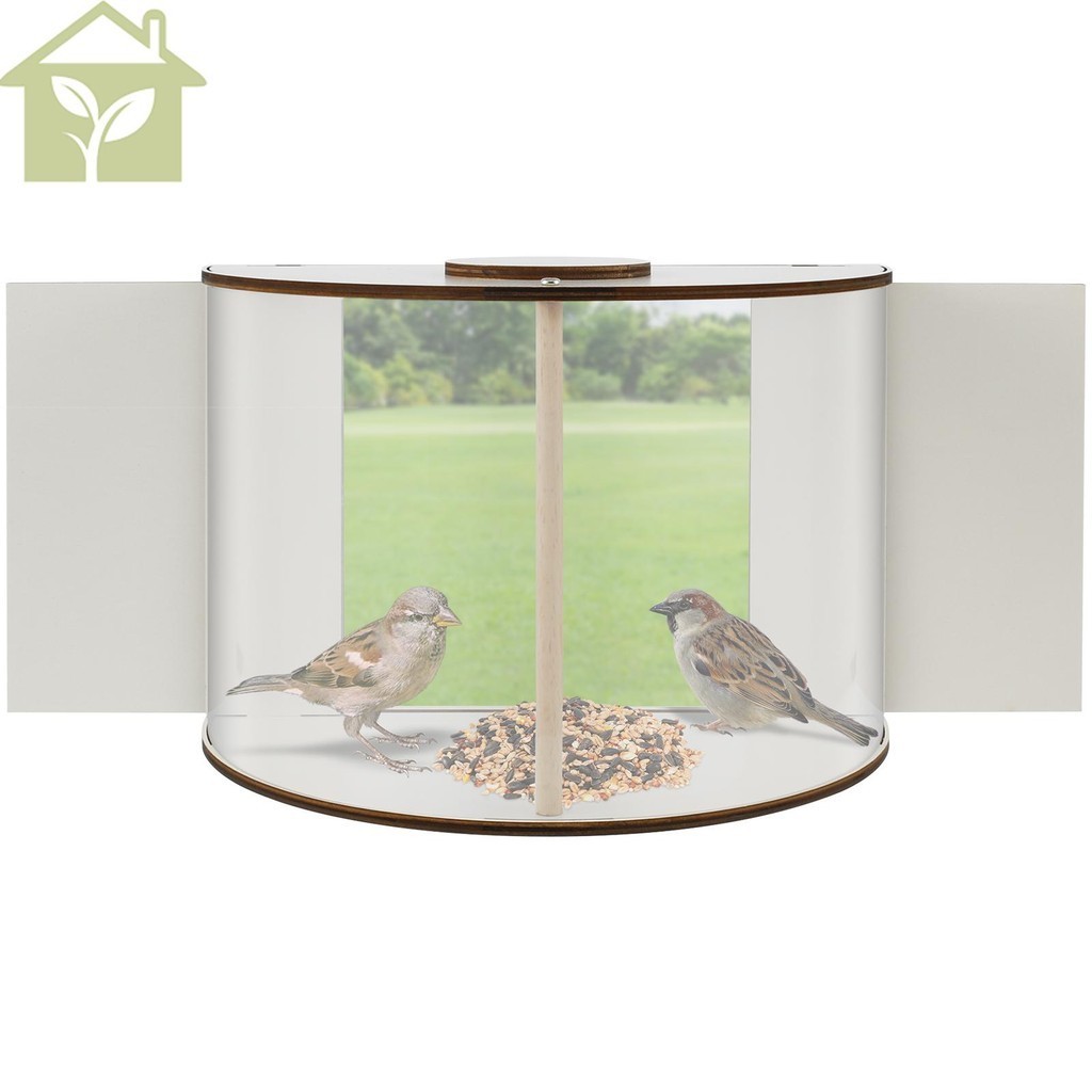 Window Bird Feeder for Watching Birds 180° Clear View Bird Feeder ...
