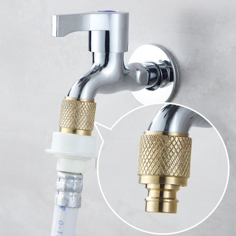 Faucet quick transfer connector -1/2inch, Washing machine faucet ...
