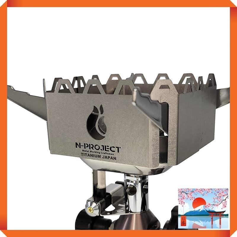 N-project split-type titanium windshield for Iwatani Junior Burner, can ...