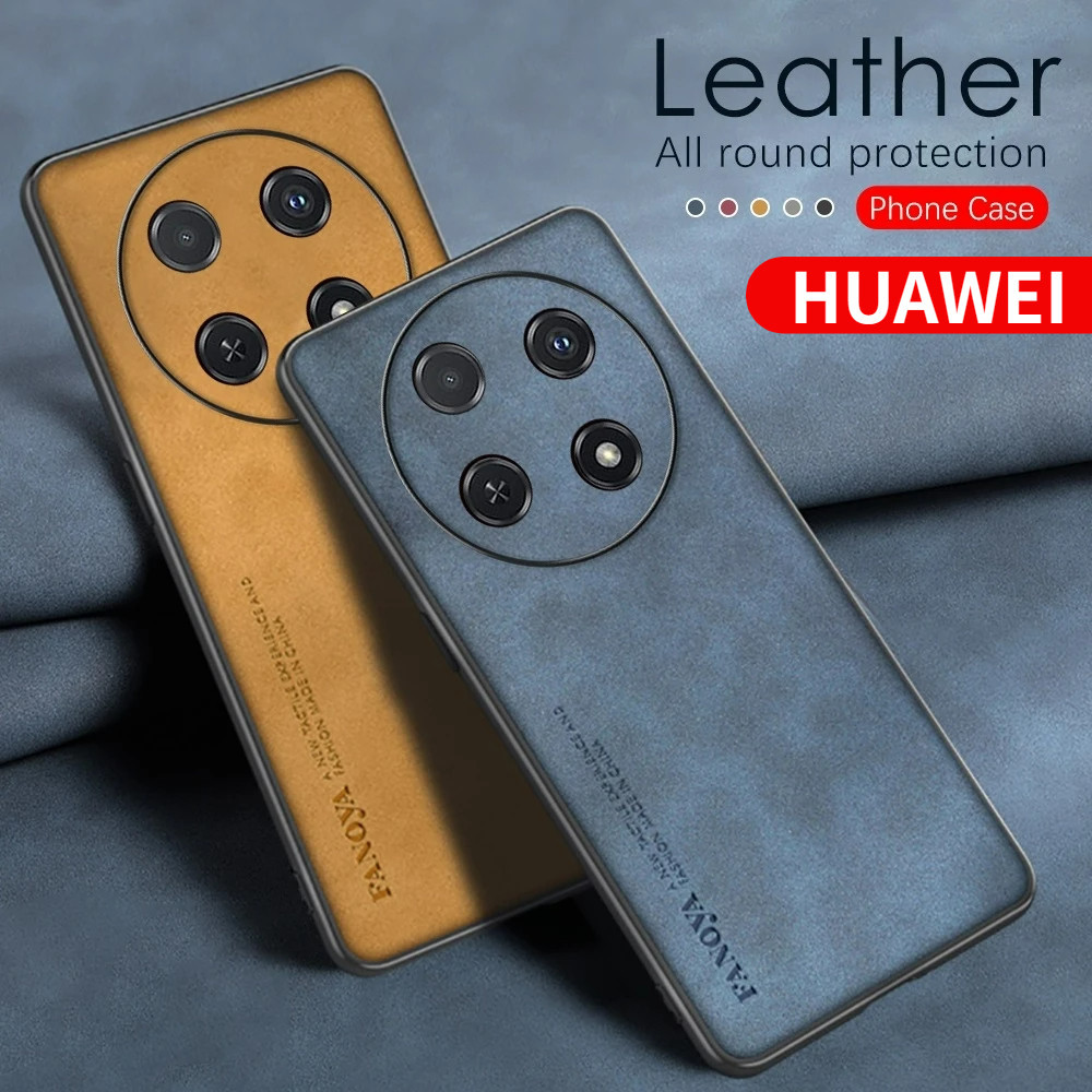 Lambskin Texture Leather Casing For HUAWEI Nova 13i 13 12i 12SE 12S 4G ...
