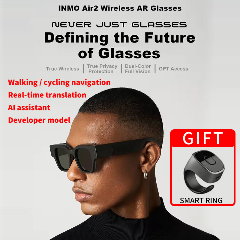 Newly launched Inmo Air Meta smart augmented reality glasses GPT Access ...