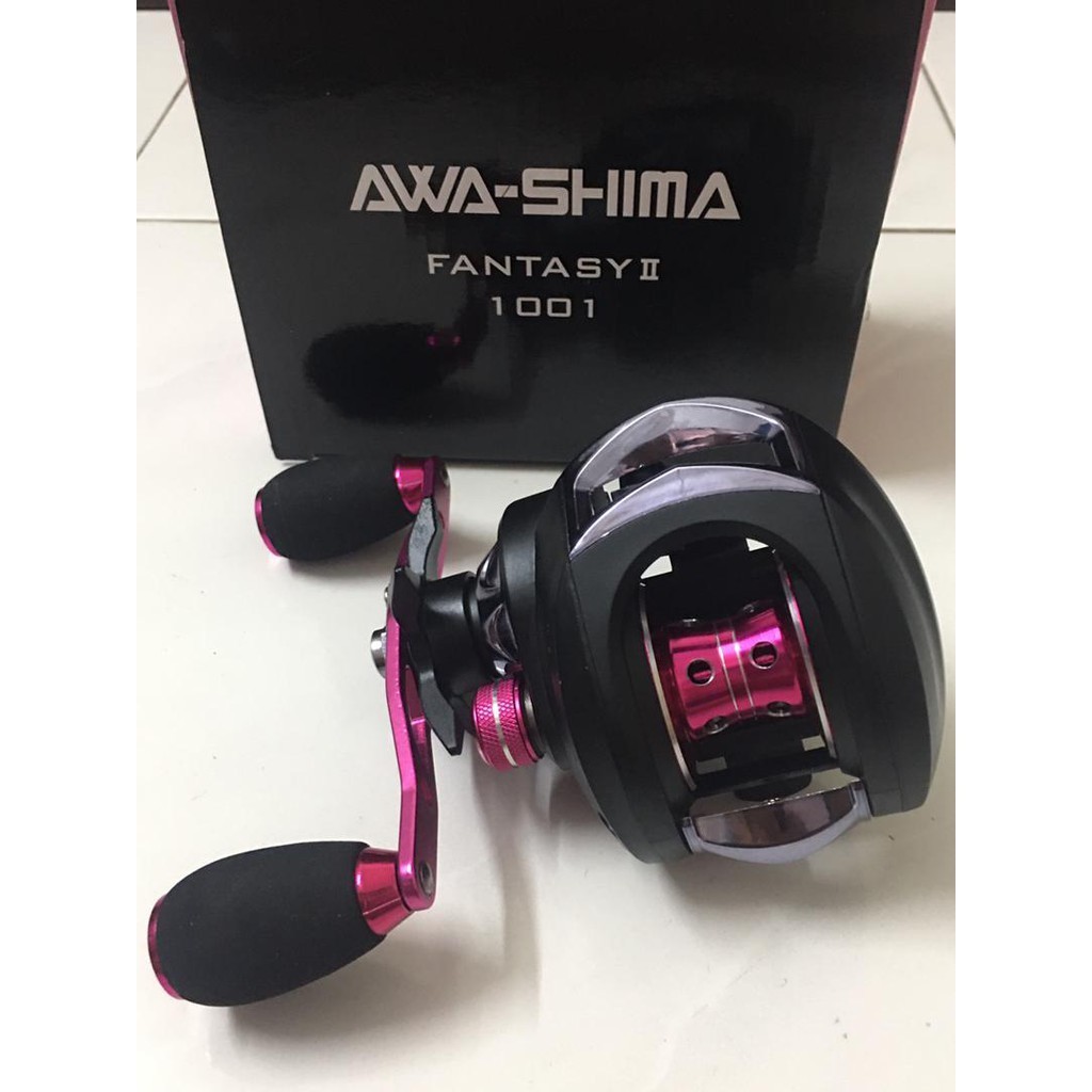 💥ORIGINAL💥AWASHIMA FANTASY II JAPAN FISHING CASTING REEL MESIN PANCING ...