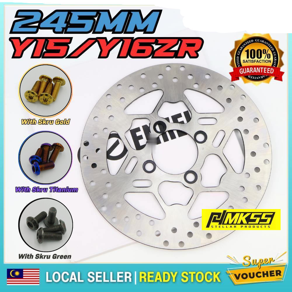 ENKEI 245mm Disc Plate Brake Front Piring Disk Brek Depan Pnp 4 Lubang ...