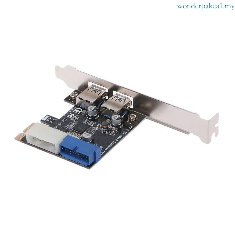 wonderpakea1 PCIE 2-Ports Superspeed 5Gbps USB 3 0 Expansion Card ...