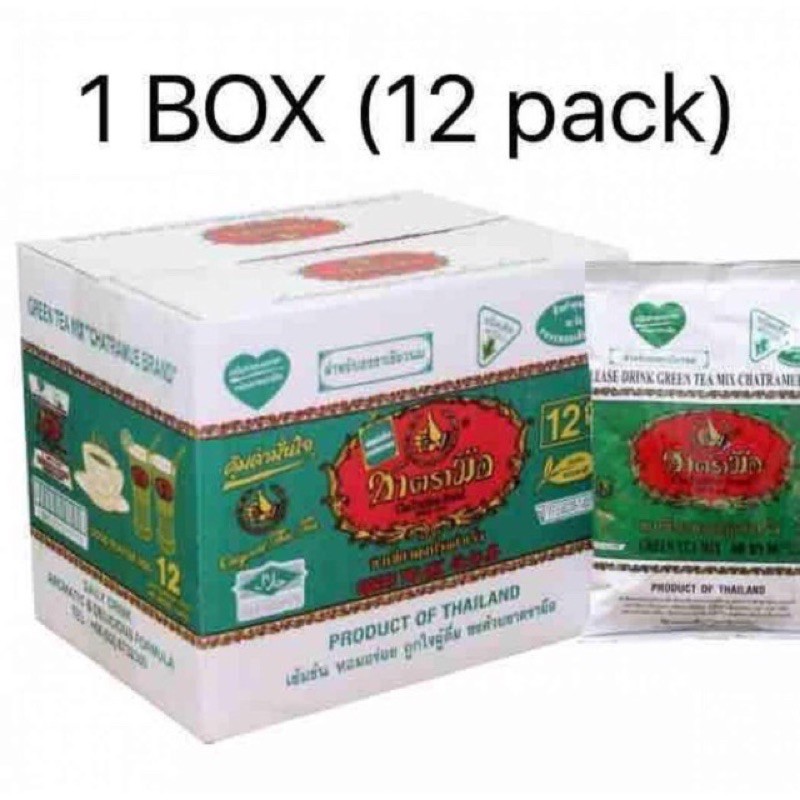 Green Tea Teh Hijau Daun Original Food Thai Brand ChaTraMue Matcha Tea ...