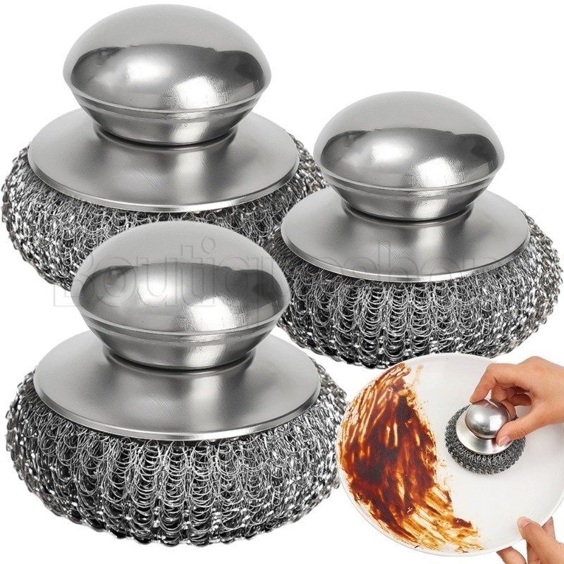 [ Featured ] Stainless Steel Wire Balls - Household Rust Remover Tools ...
