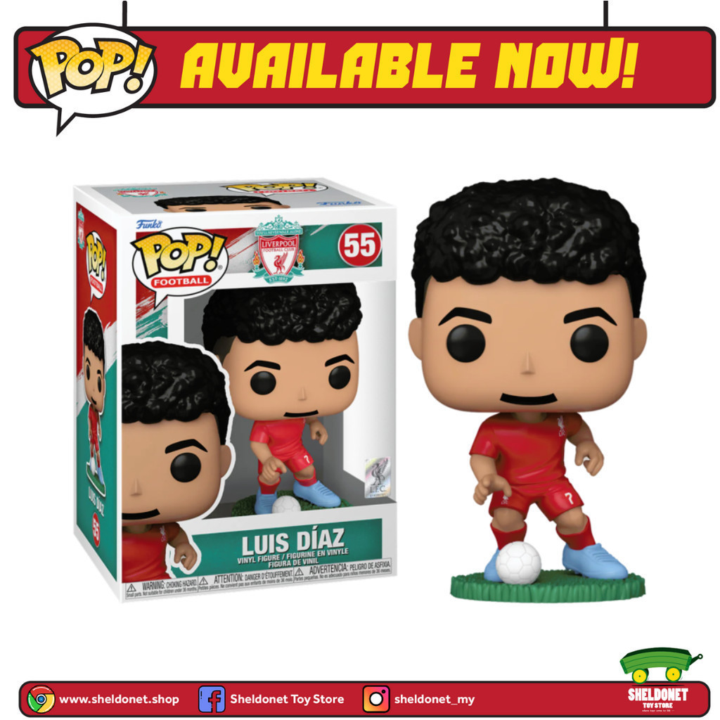 Funko Pop! Football: LFC Luis Díaz (Liverpool) | Shopee Malaysia