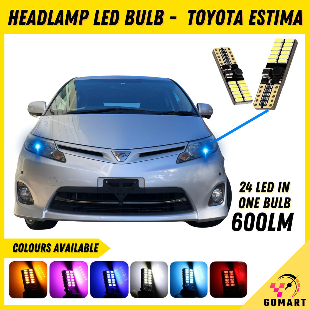 TOYOTA ESTIMA LOW BEAM HEADLIGHT T10 LED BULB Small Headlamp Lamp ...
