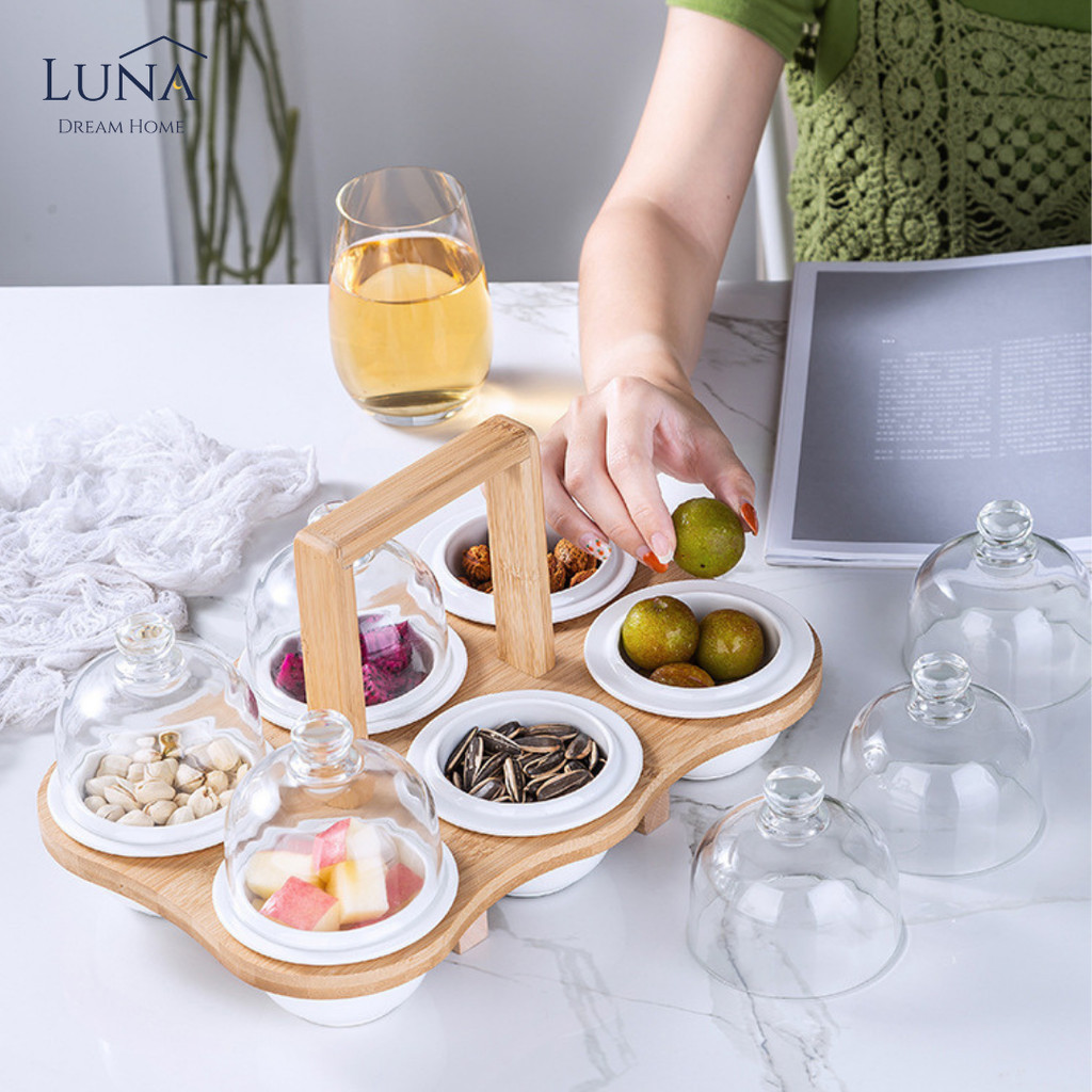 LUNA[Jett Bites Platter] bekas rempah dapur garam gula Seasoning ...