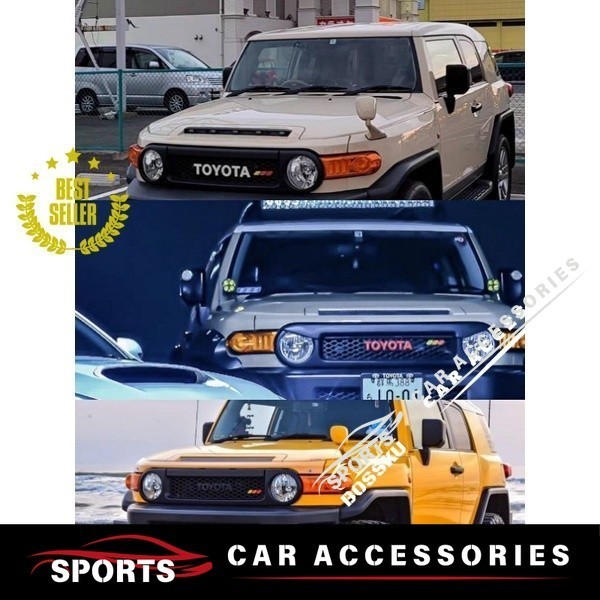 Toyota FJ Cruiser Decorative Front Grill Three-Color Logo Garnish ...