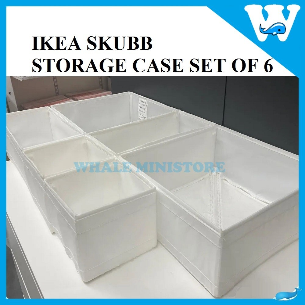 IKEA DRAWER ORGANIZER STORAGE BOX SET OF 6 / SET SUSUNAN KOTAK DALAM ...