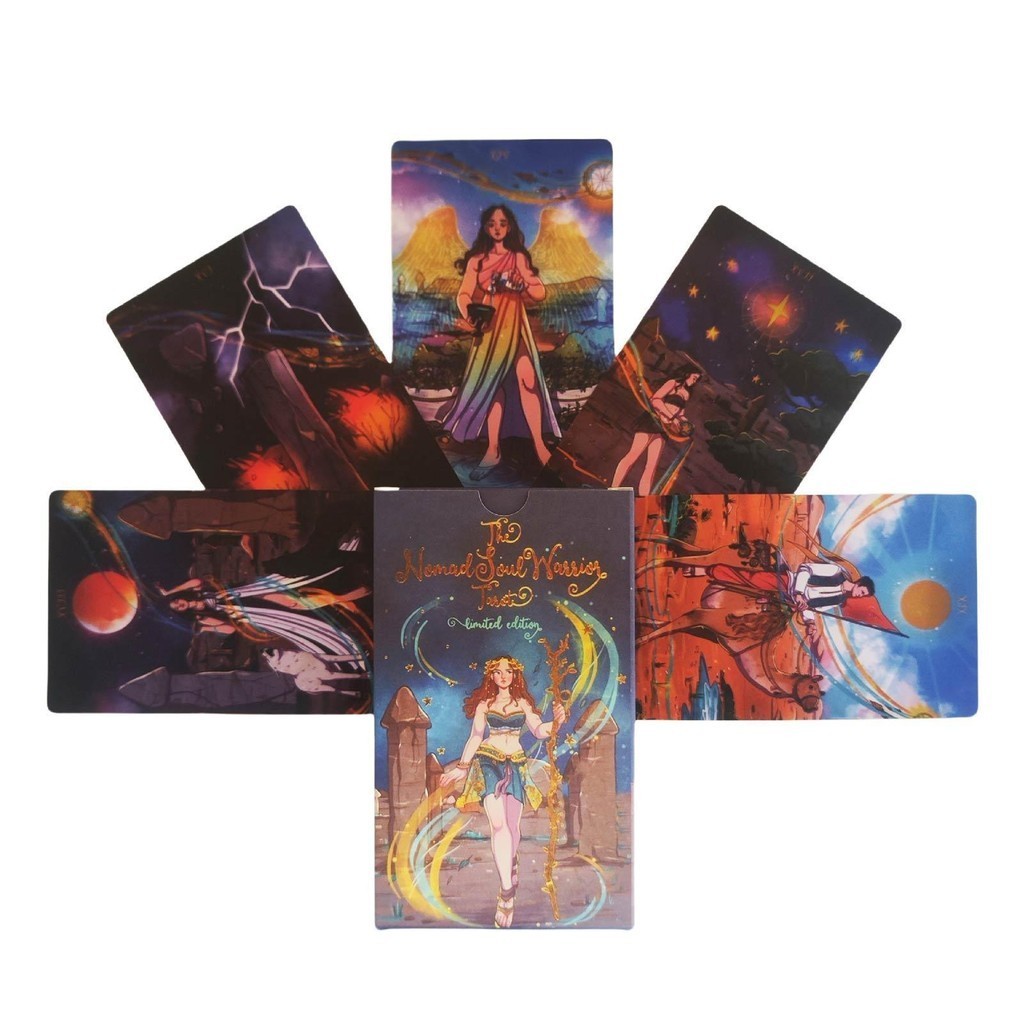 The Nomad Soul Warrior Tarot Nomadic Deck With Guidebook Portable Deck ...