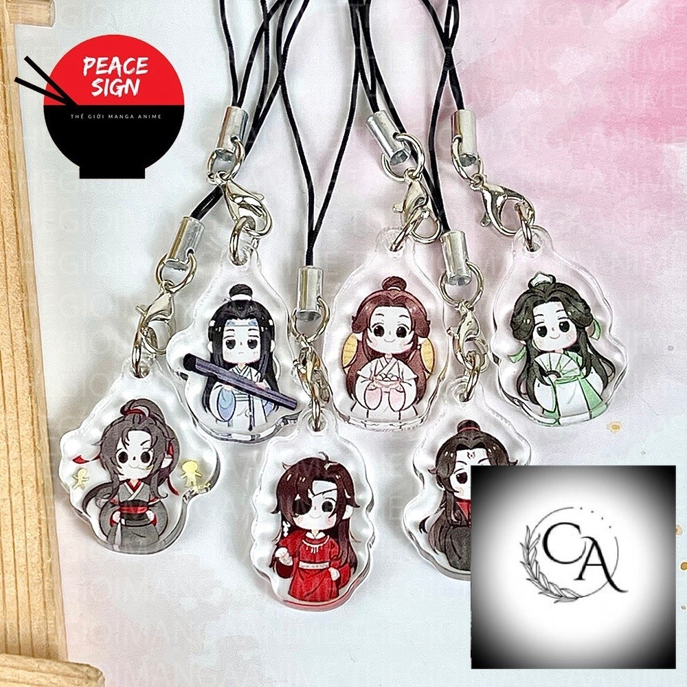 (CHIBI Standing) Phone Hanging Rope Demonic Patriarch Thien Quan Tu ...