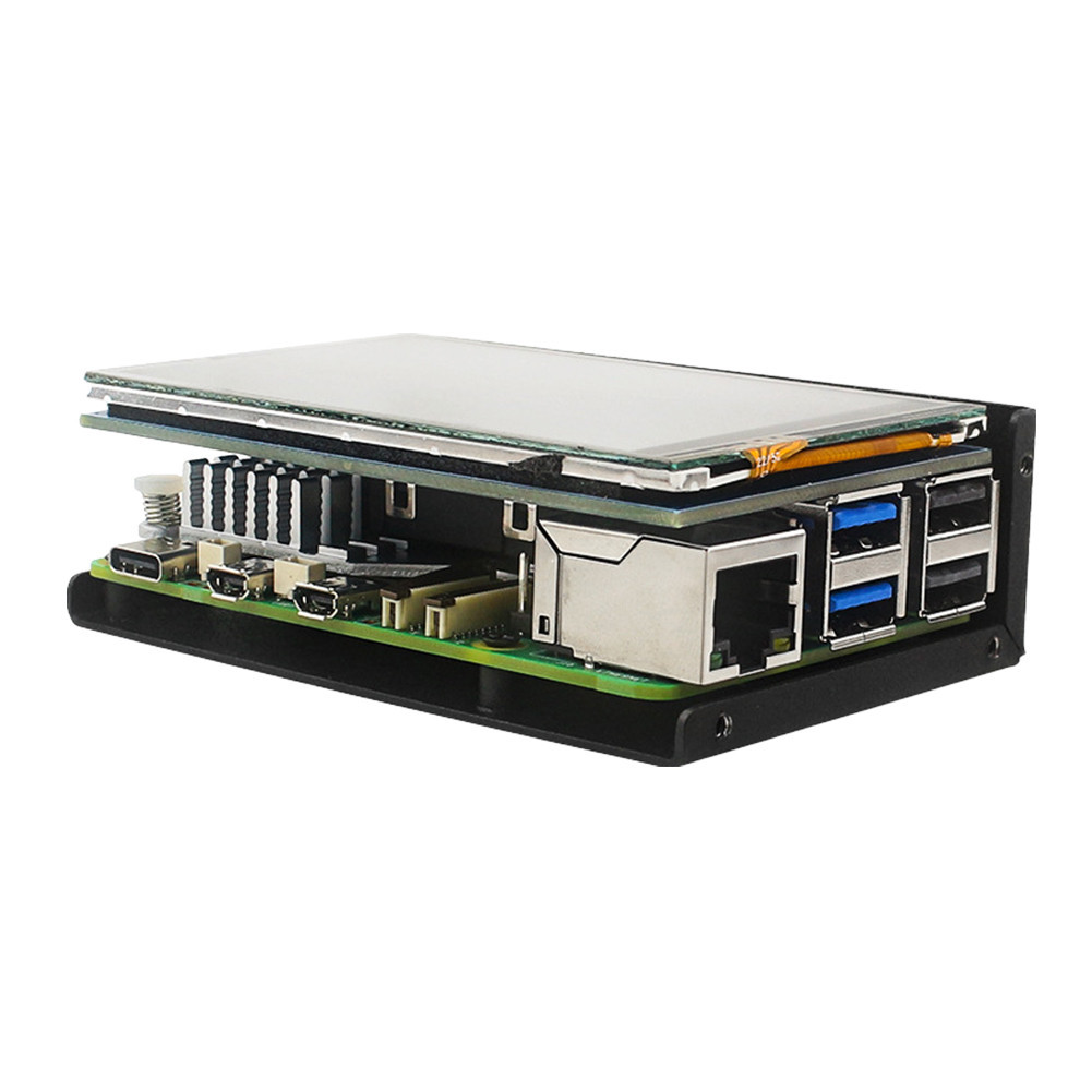 For Raspberry Pi 5 Metal Case TFT LCD Display GPIO Display Monitor 3.5 ...